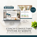 Systeme.io Website Template | Coach/Consultant – H. Marie Creative Co. Shop
