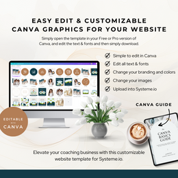 Systeme.io Website Template | Coach/Consultant – H. Marie Creative Co. Shop
